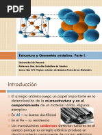 Estructura FCC: Características y Metales | PDF | Estructura cristalina ...