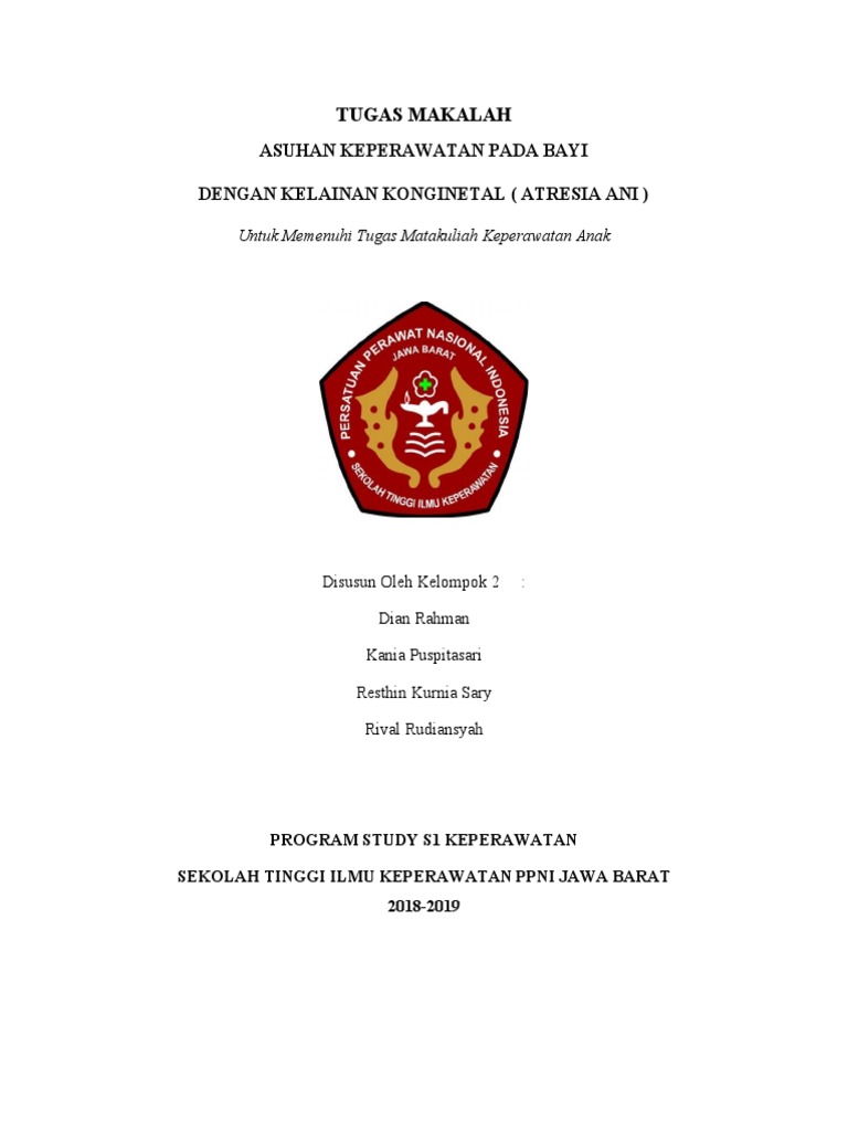 KEP. ANAK Askep - Atresia - Ani | PDF