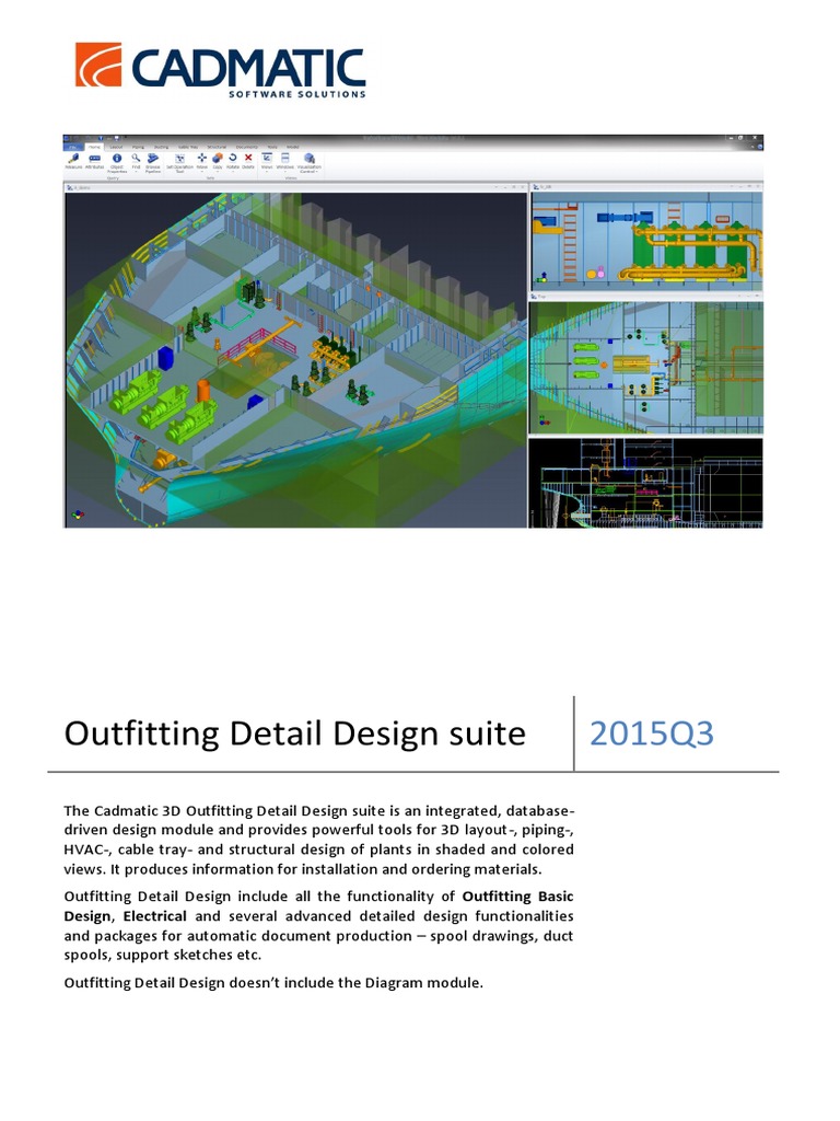 CADMATIC Outfitting Detail Design Suite | PDF | Duct (Flow ...