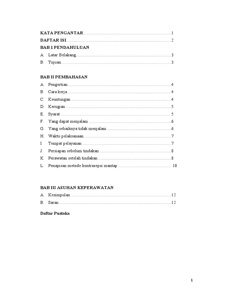 Metode KB Mantap: MOP dan MOW | PDF