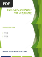 Master File and Country To Country Compliance Form 3CEAA, 3CEAB, 3EAC ...