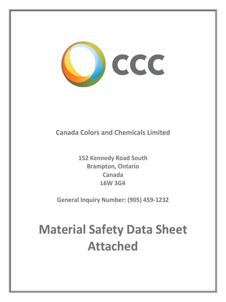 Duomeen C Msds Cocco Diamine Cas 61791-63-7 | PDF | Toxicity | Water