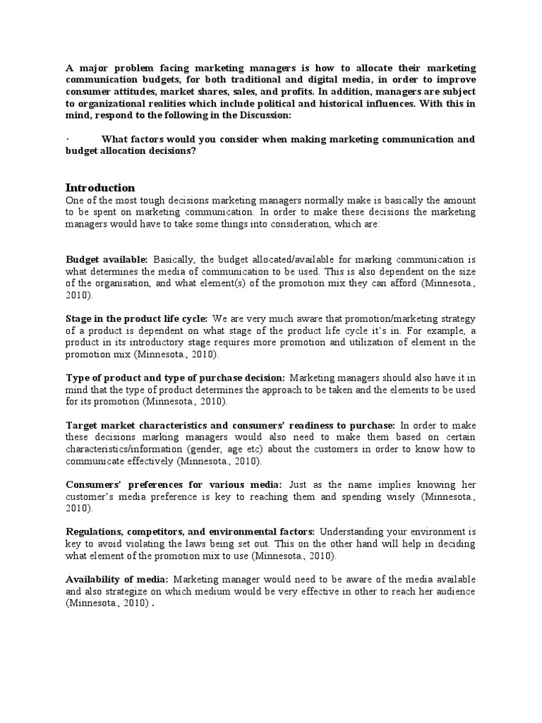 Communication Mix | PDF | Marketing | Marketing Communications