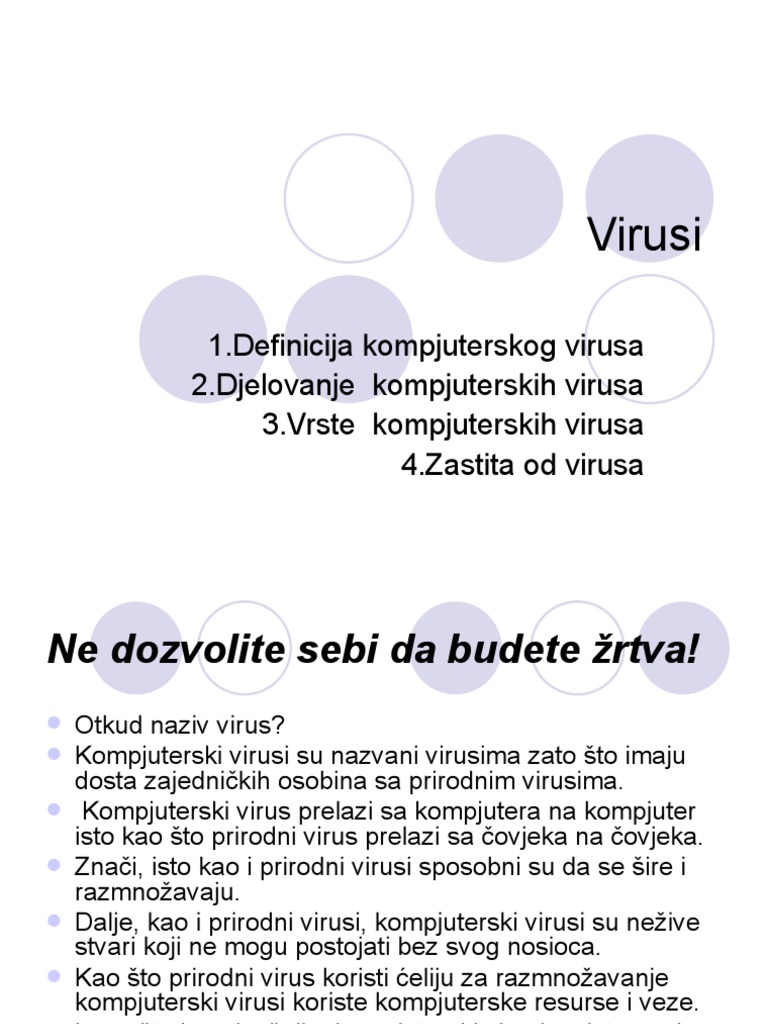Virusi | PDF