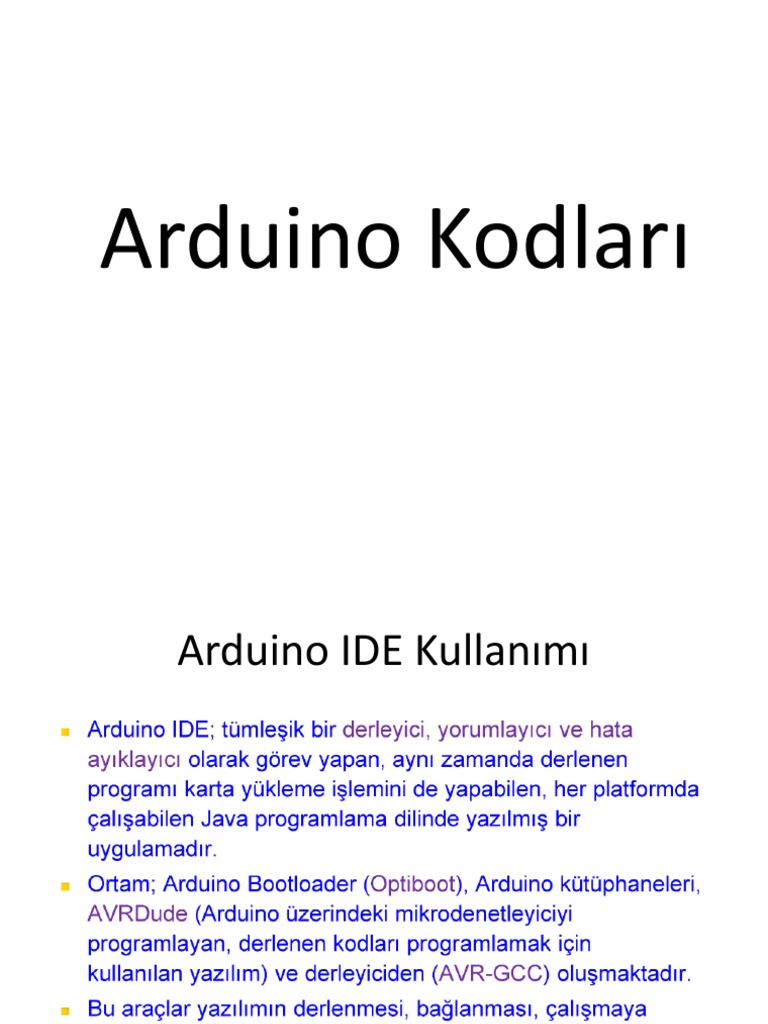 Arduino Kodları | PDF
