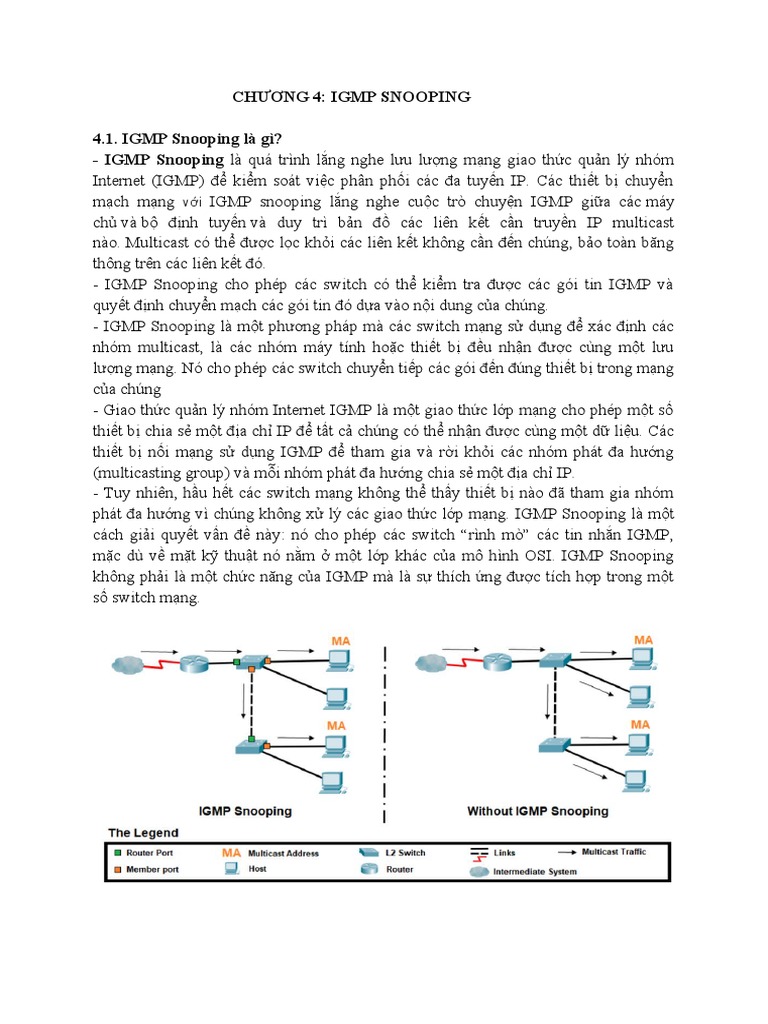 CHƯƠNG 4 IGMP Snooping | PDF