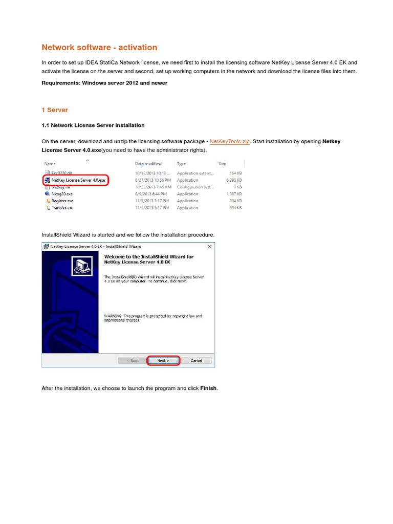 Activation of Network License | PDF | Computer Network | Server (Computing)