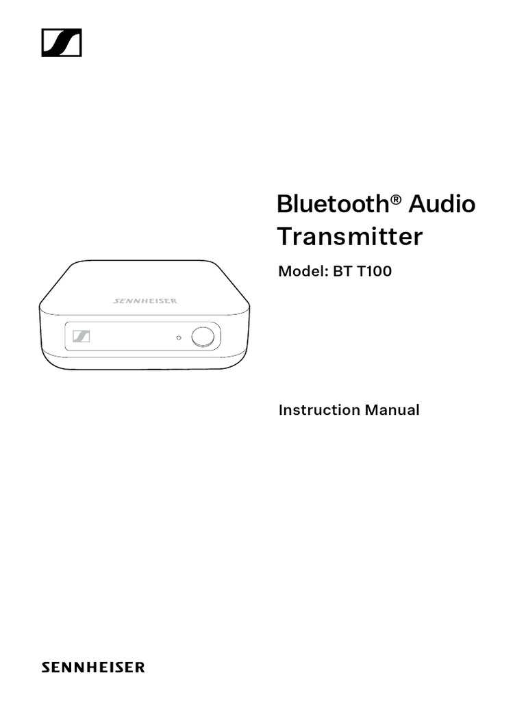 BT T100 Manual EN | PDF | Digital Audio | Bluetooth