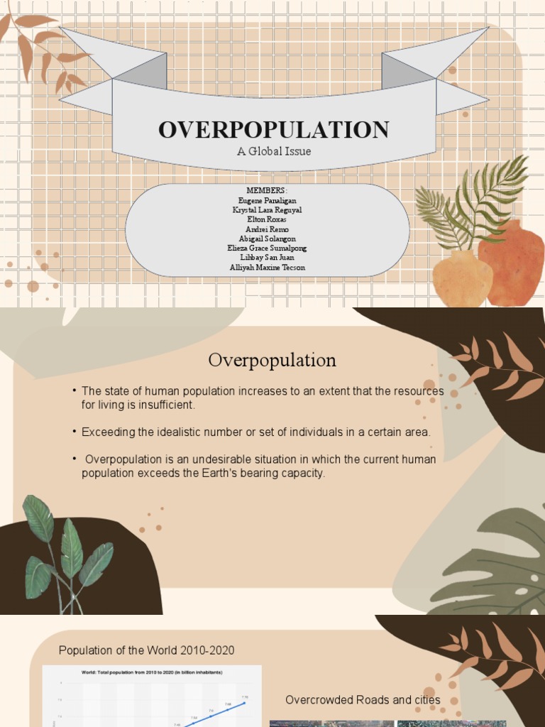 Global Impacts of Overpopulation | PDF | Human Overpopulation | Environmental Degradation