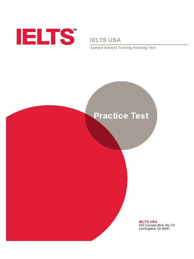 IELTS Practice Test | PDF | Common Cold | Clinical Medicine