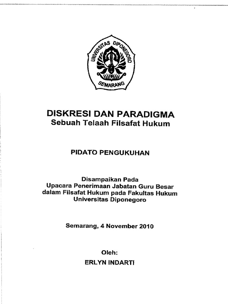 Erlyn - Indarti Diskresi & Paradigma | PDF