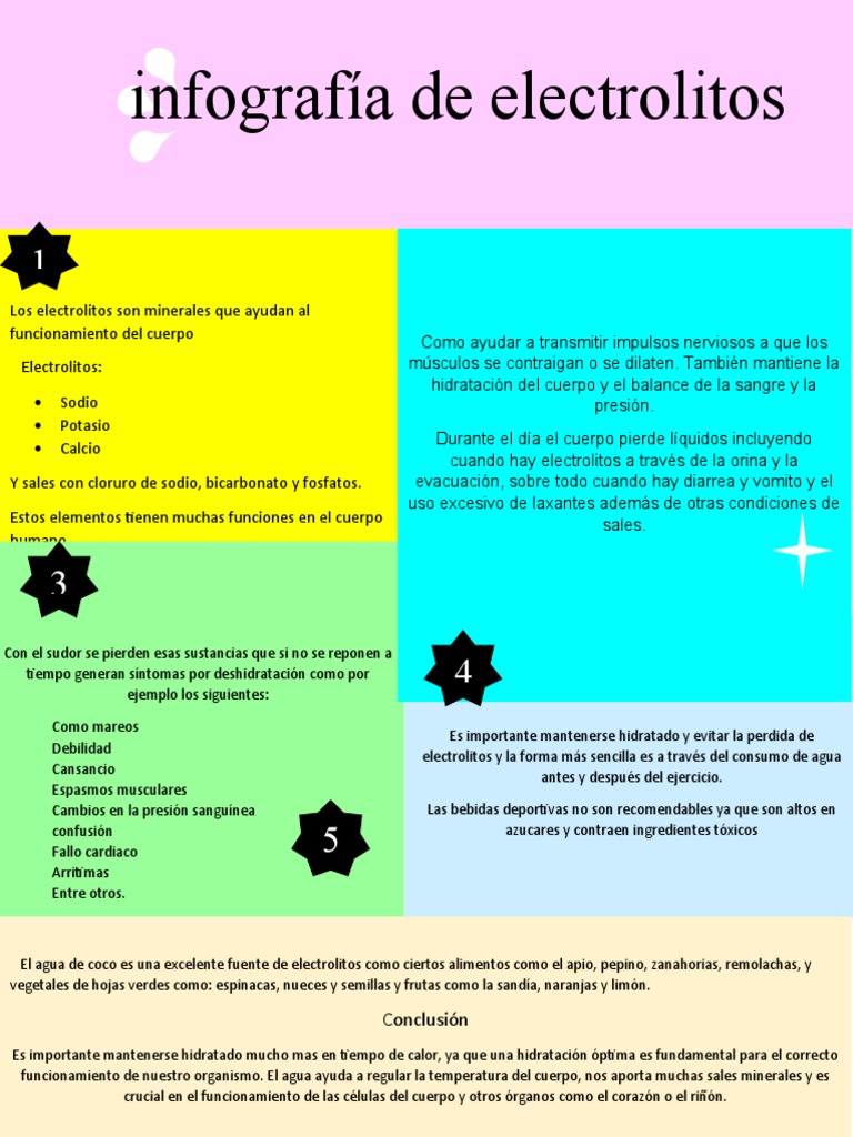 ACE - Infografia de Electrolitos | PDF | Electrólito | Sodio