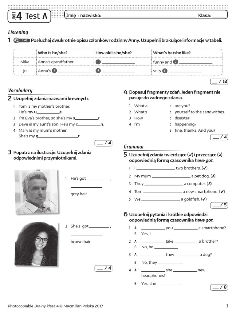 Test Unit4a kl/IV | PDF