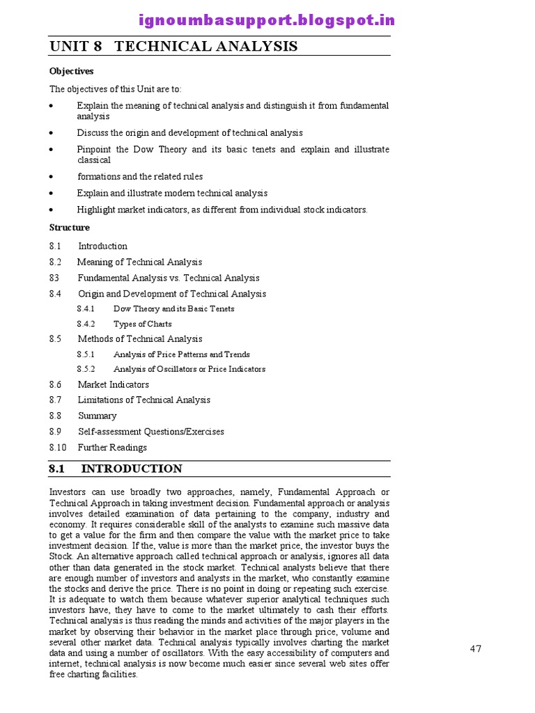 Technical Analysis | PDF | Technical Analysis | Moving Average