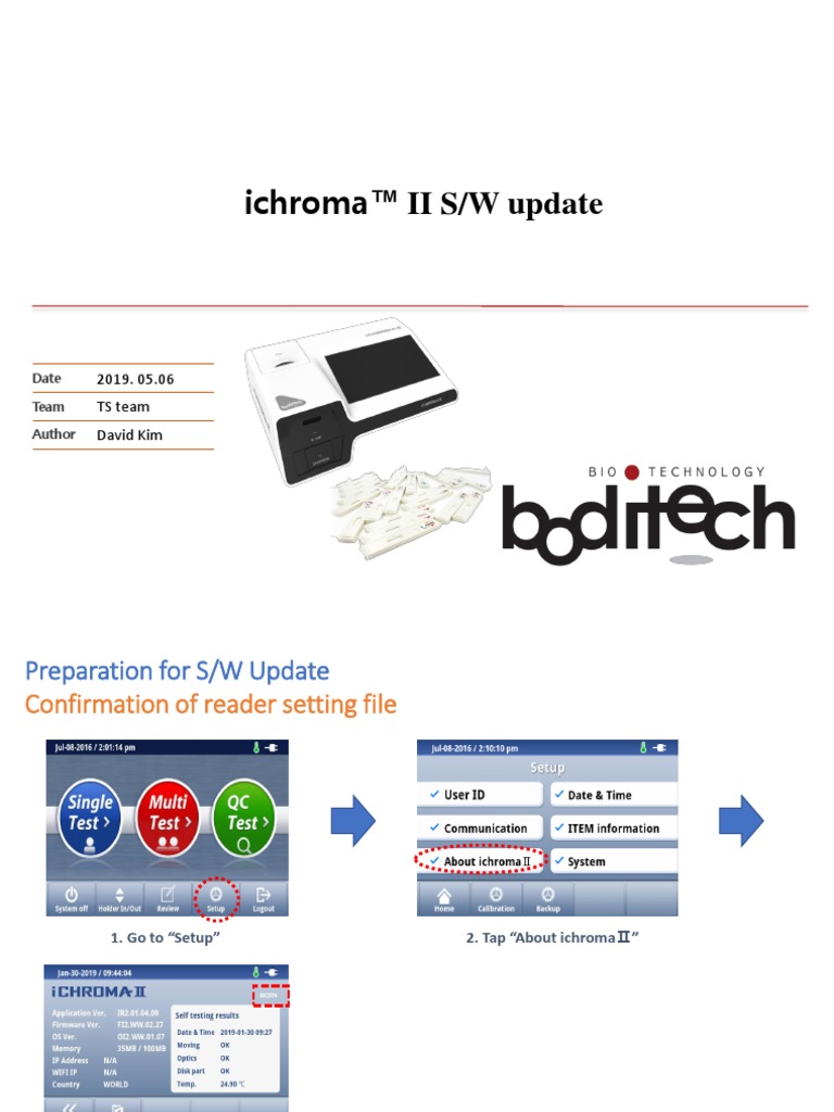 Ichroma II Update Method Rev04 | PDF