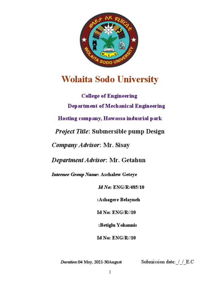 Wolaita Sodo University | PDF | Sewage Treatment | Water Purification