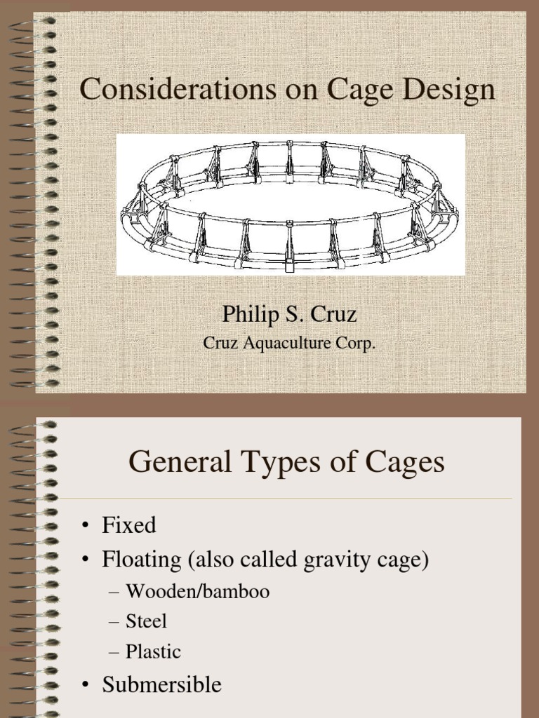 Considerations On Cage Design | PDF | Buoyancy | Aquaculture