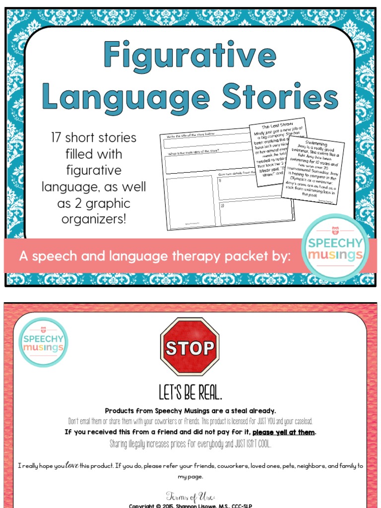 17 Short Stories Filled With Figurative Language, As Well As 2 Graphic ...