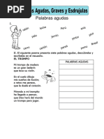 Palabras Agudas Graves Esdrujulas | PDF | Vocal | Voz humana