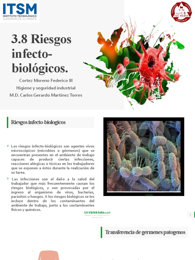 Riesgos Infecto-Biologicos | PDF | Microorganismo | Infección