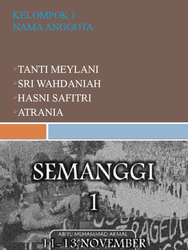 Tragedi Semanggi 1: Kronologi dan Dampak | PDF