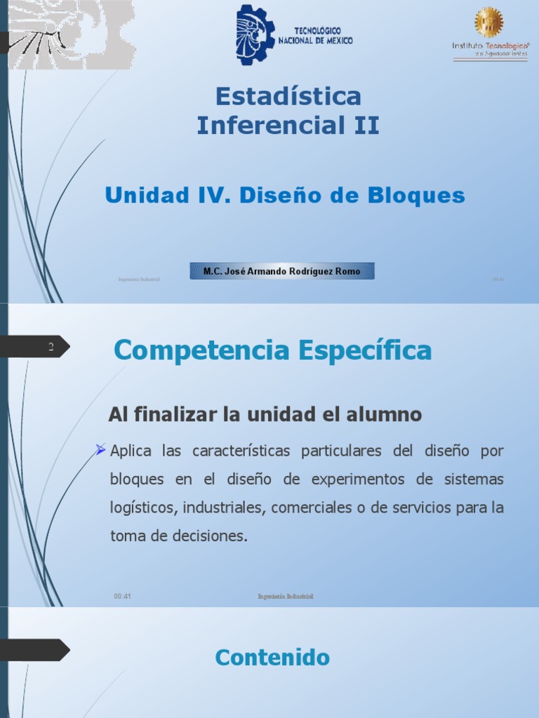Unidad 4. Diseño de Bloques | PDF | Análisis de variación | Science