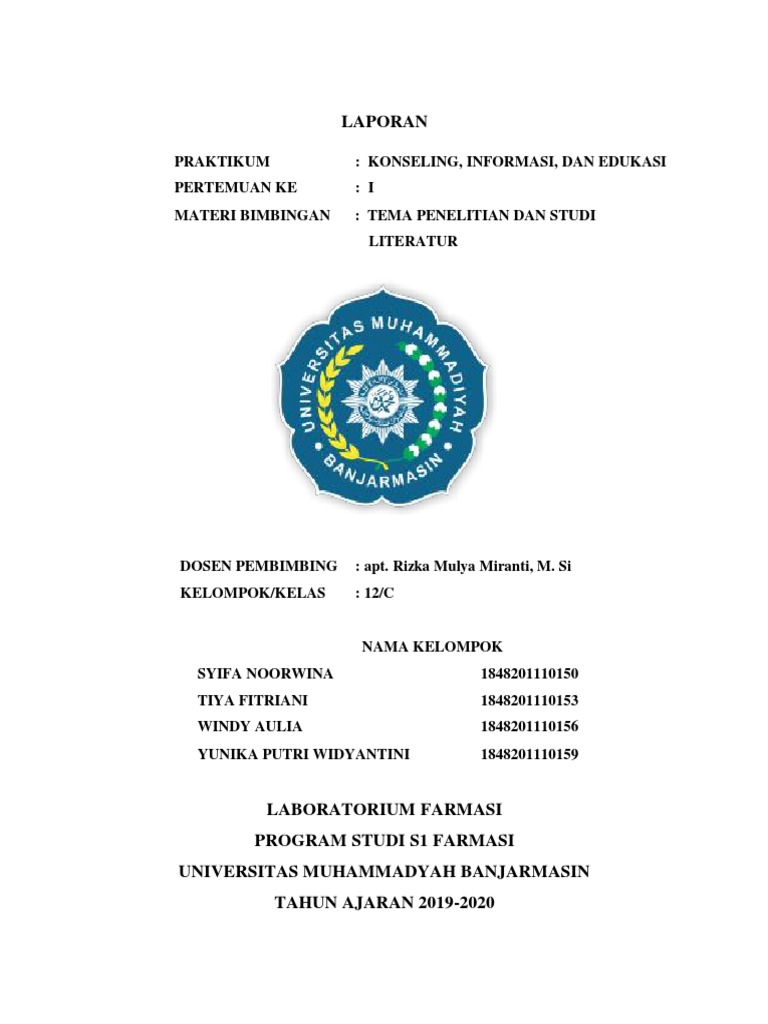 Laporan Kie p1-p5 k12 | PDF