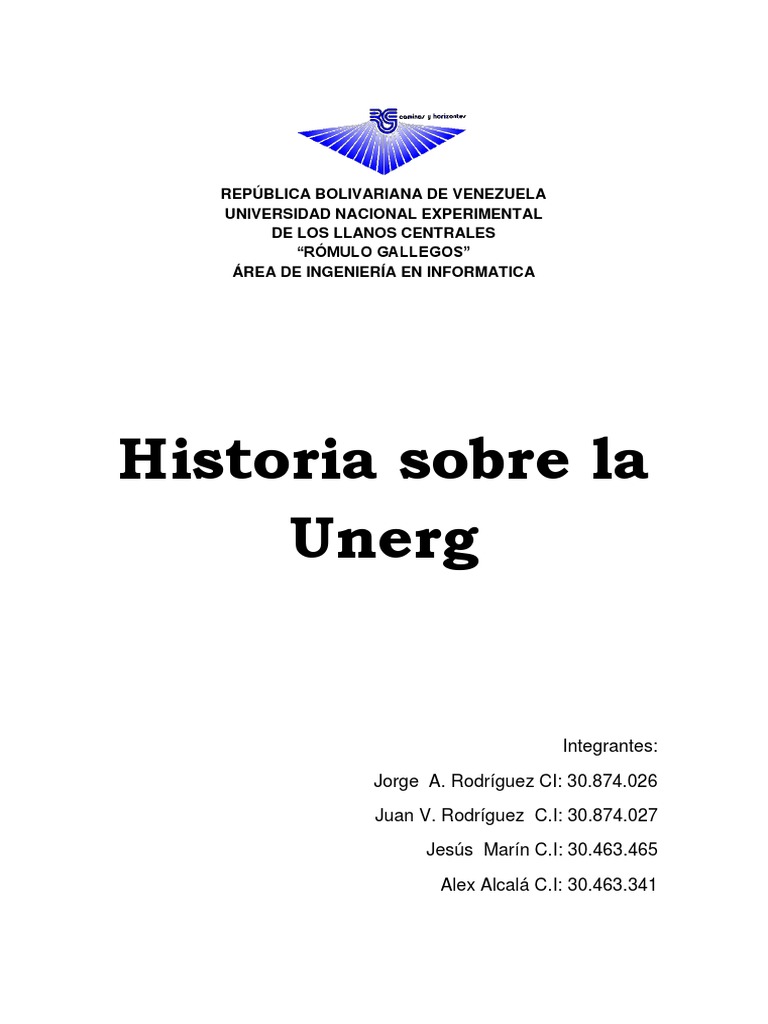 Trabajo Historia de La Unerg | PDF | Science