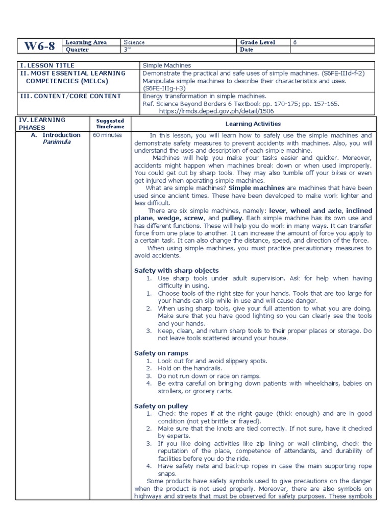 60 Minutes: Learning Activities A. Introduction Panimula | PDF ...