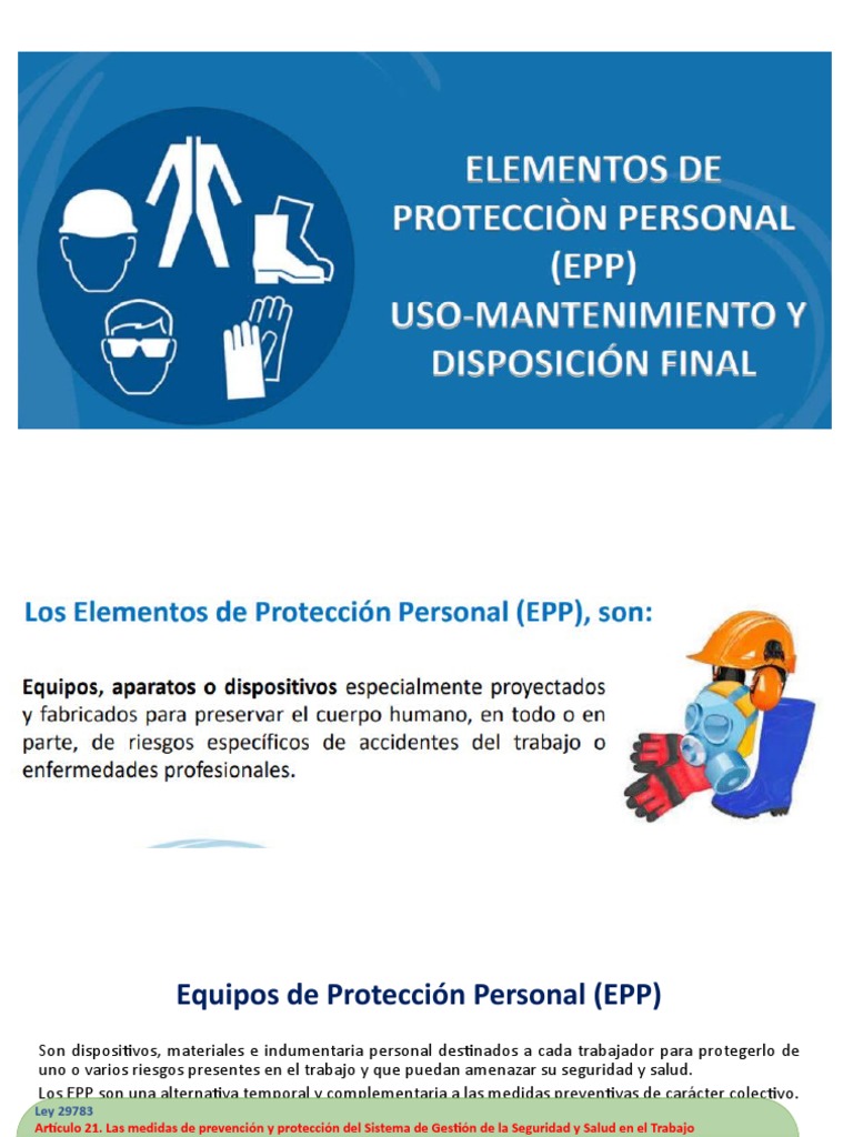 Uso Adecuado de Epp | PDF | Ciencias de la Salud