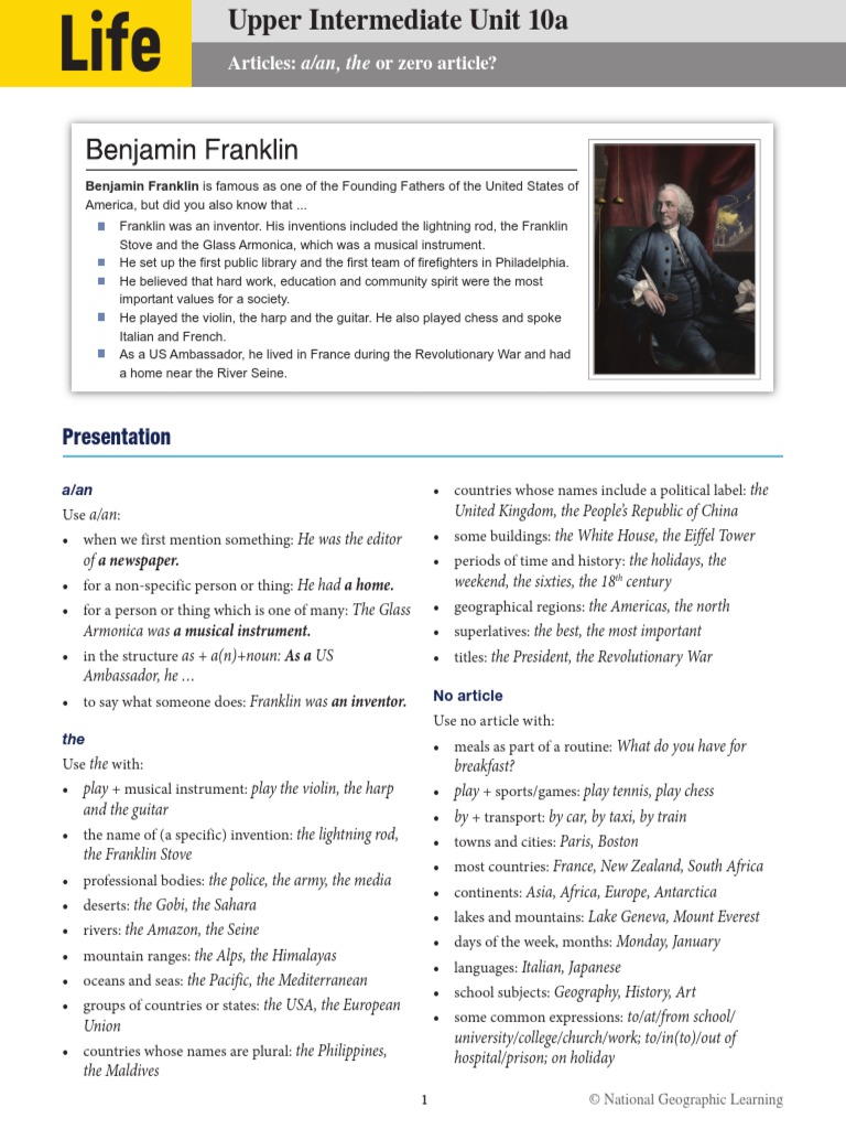 Upper-Intermediate GW 10a | PDF