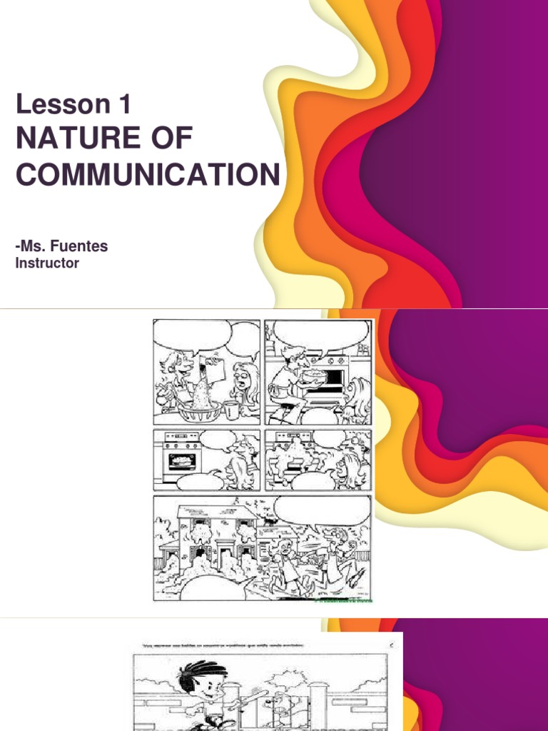 PCOM Lesson 1 Nature of Communication | PDF