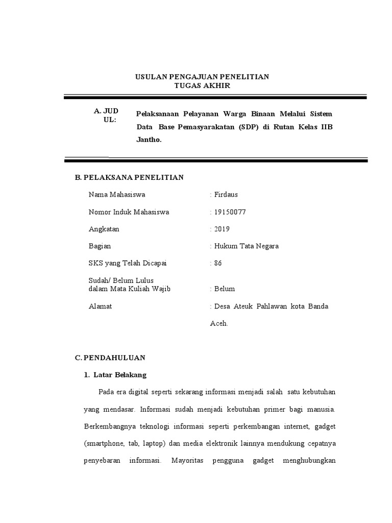 MPH Firdaus | PDF