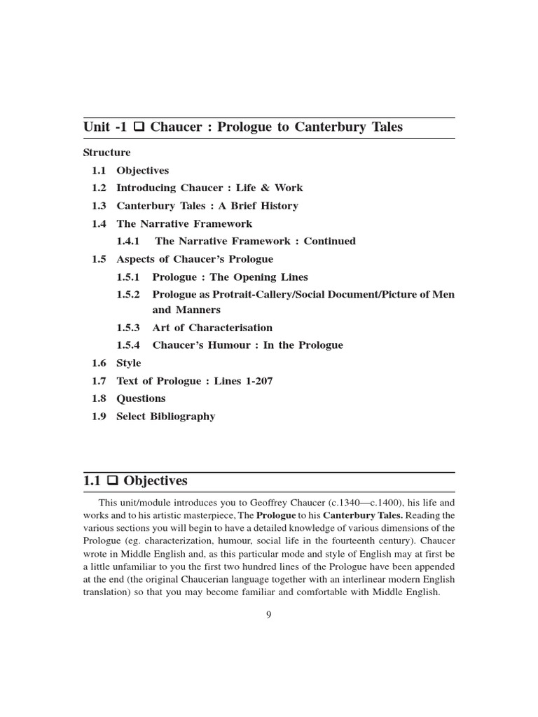 Understanding Chaucer's Masterpiece: An In-Depth Analysis of the ...