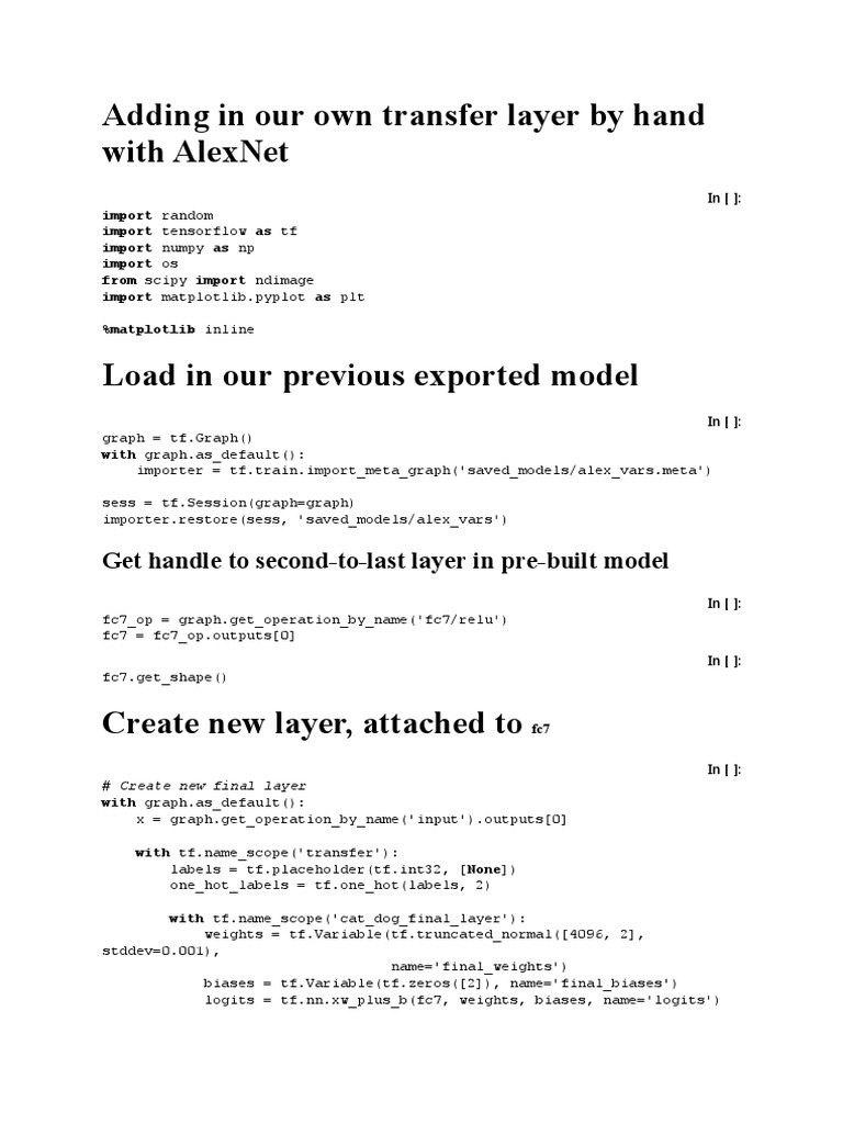 AlexNet Transfer Learning - Ipynb | PDF | Applied Mathematics | Computer Programming
