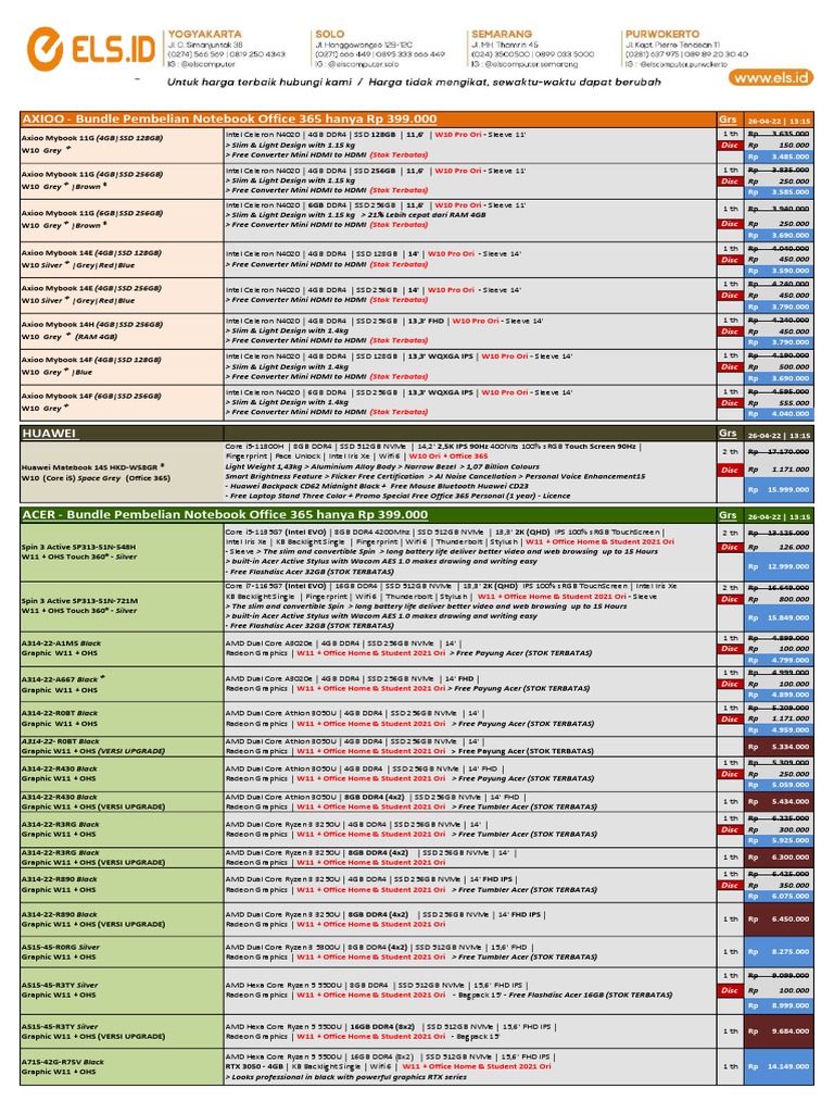 ELS 26 April 2022 Rev 1.0 | PDF | Advanced Micro Devices | Computer ...