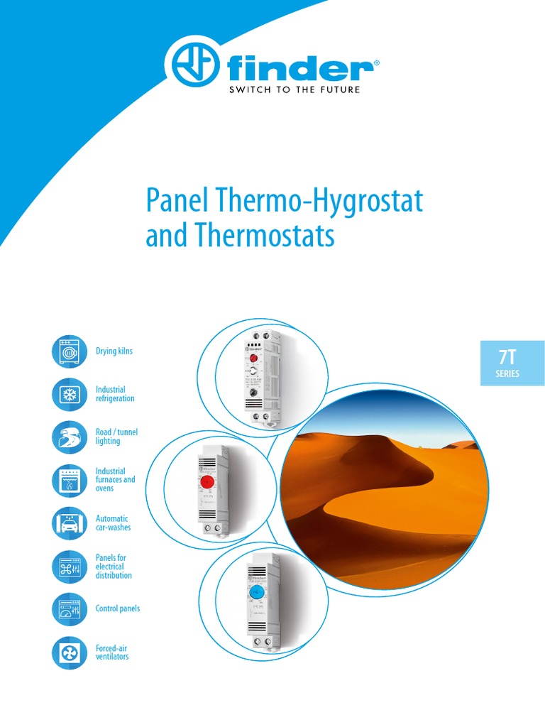 Panel Thermo-Hygrostat and Thermostats: Drying Kilns | PDF | Thermostat ...