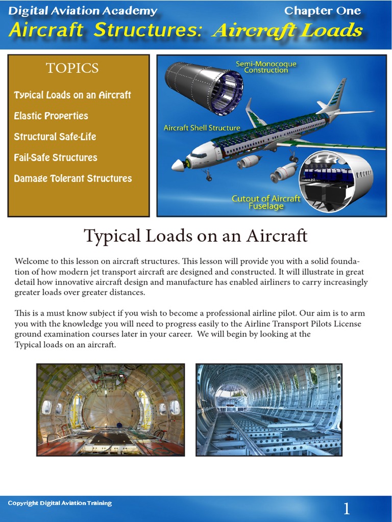 Aircraft Structures: Aircraft Loads | PDF | Creep (Deformation) | Fuselage