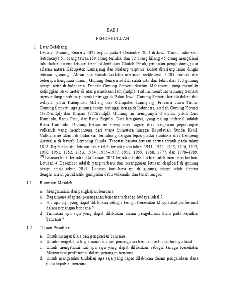 Riview Gunung Merapi Lumajang | PDF | Sains & Matematika