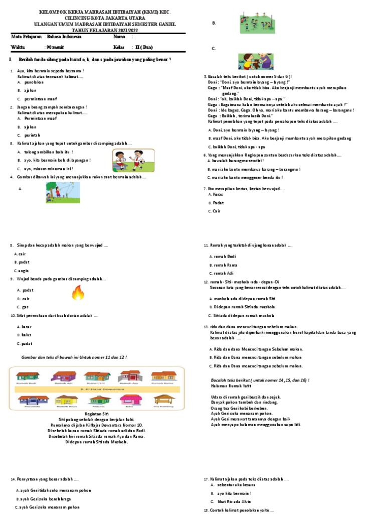 B. INDONESIA KELAS 2 Fix | PDF