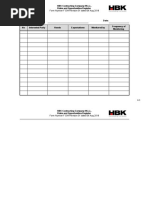 Plant Register Template | PDF | Drill | Welding