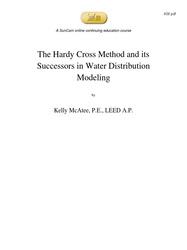 Hardy Cross Method | PDF | Mechanical Engineering | Liquids