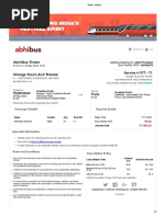 RedBus Ticket | PDF | Ticket (Admission) | Bus