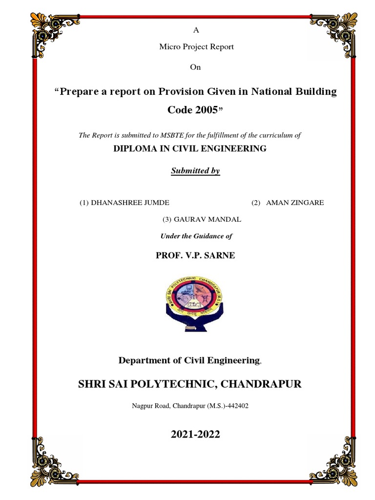 Provisions of National Building Code 2005 | PDF | Building Code ...