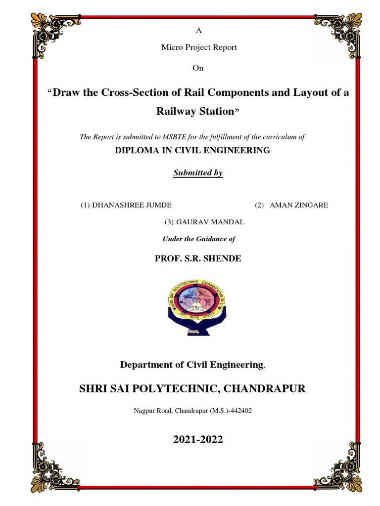 Cross - Section of Railway Track | PDF | Track Gauge | Rail Transport