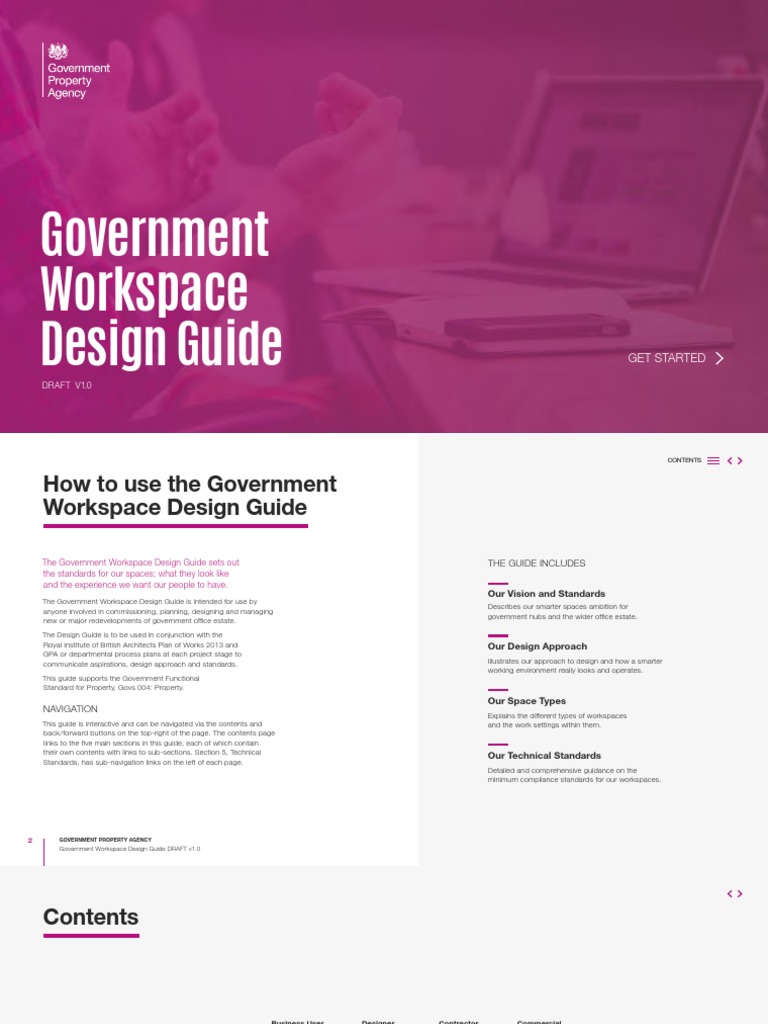 Government Workspace Design Guide: Get Started | PDF | Efficient Energy ...