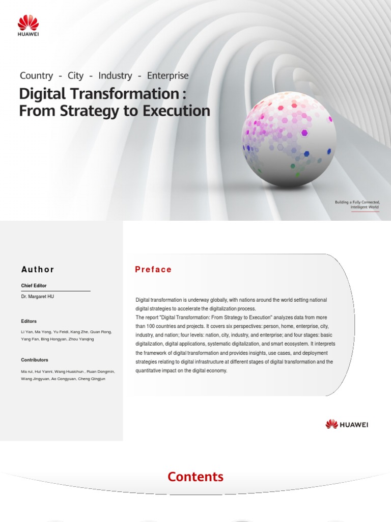 Digital Transformation From Strategy To Execution | PDF | Internet Of ...