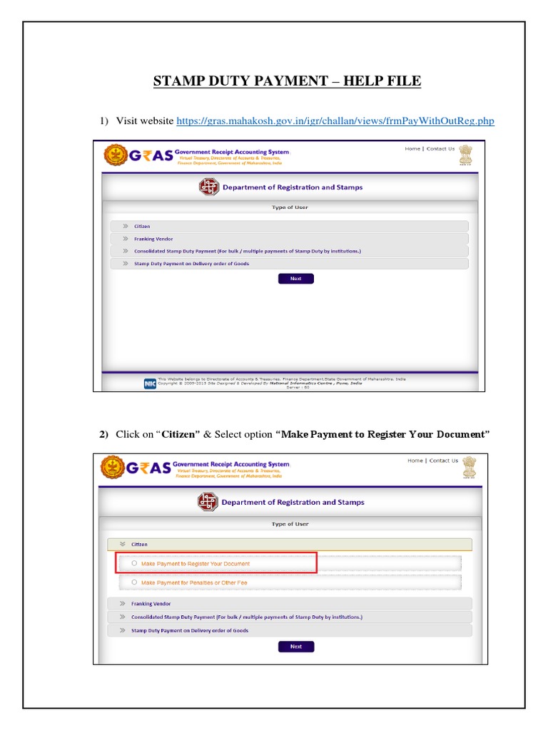 Stamp Duty Payment Guide | PDF | Business | Law