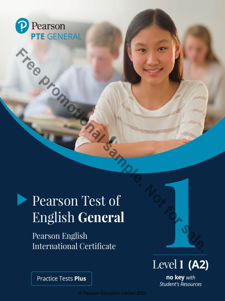 Free Promotional: Pearson Test of English | PDF | Question | English ...