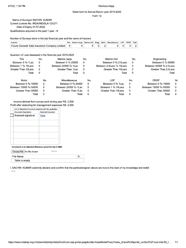 19-20 Form 12'S | PDF